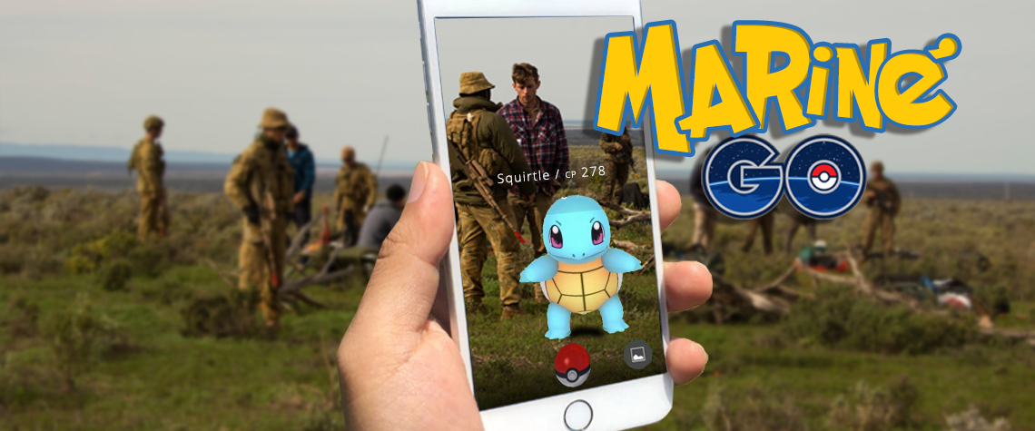 MCCS Marines Save the Day by Playing Pokemon Go
