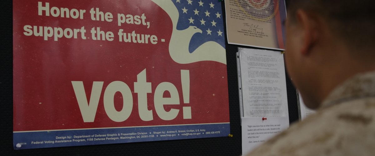 MCCS Helping Military Service Members Vote by Mail